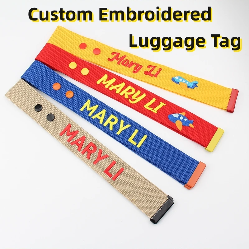 Personalize-Custom-Embroidered-Luggage-Tag-Customize-Letters-Name-Men ...