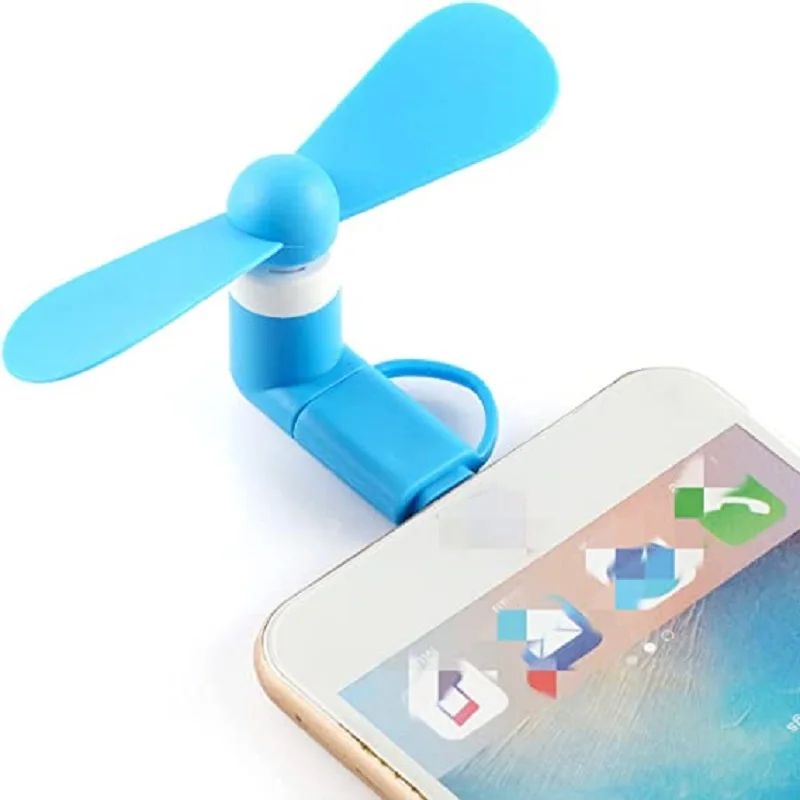 Cellphone-Fan-Lightning-and-Micro-USB-2-in-1-Phone-Fan-for-iPhone-iPad ...