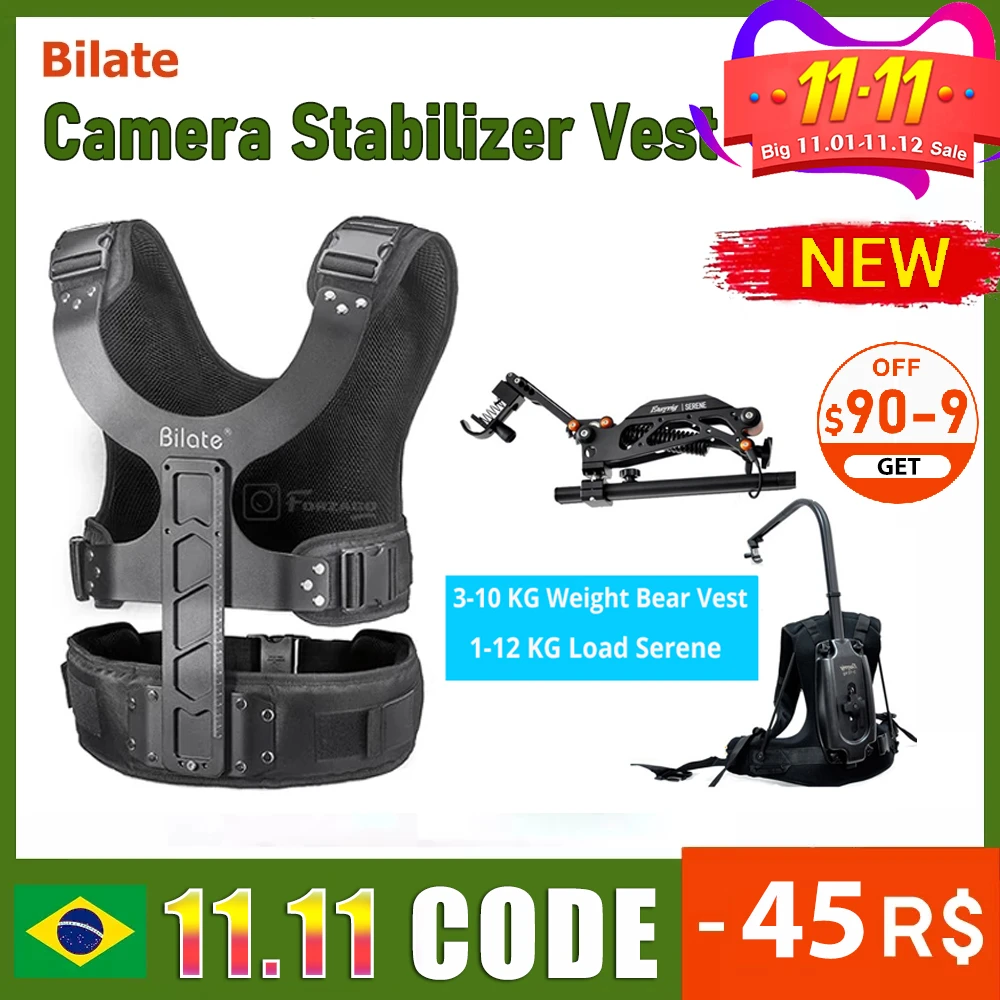 Bilate Camera Stabilizer Vest And Arm Shock Absorbing Vest For Dji ...