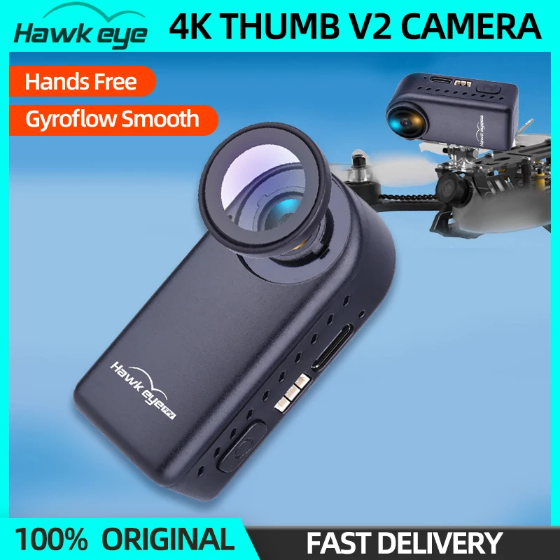 NEW-Hawkeye-4K-Thumb-2-0-V2-II-FPV-Camera-Gyroflow-Video-Smooth-5-23V ...