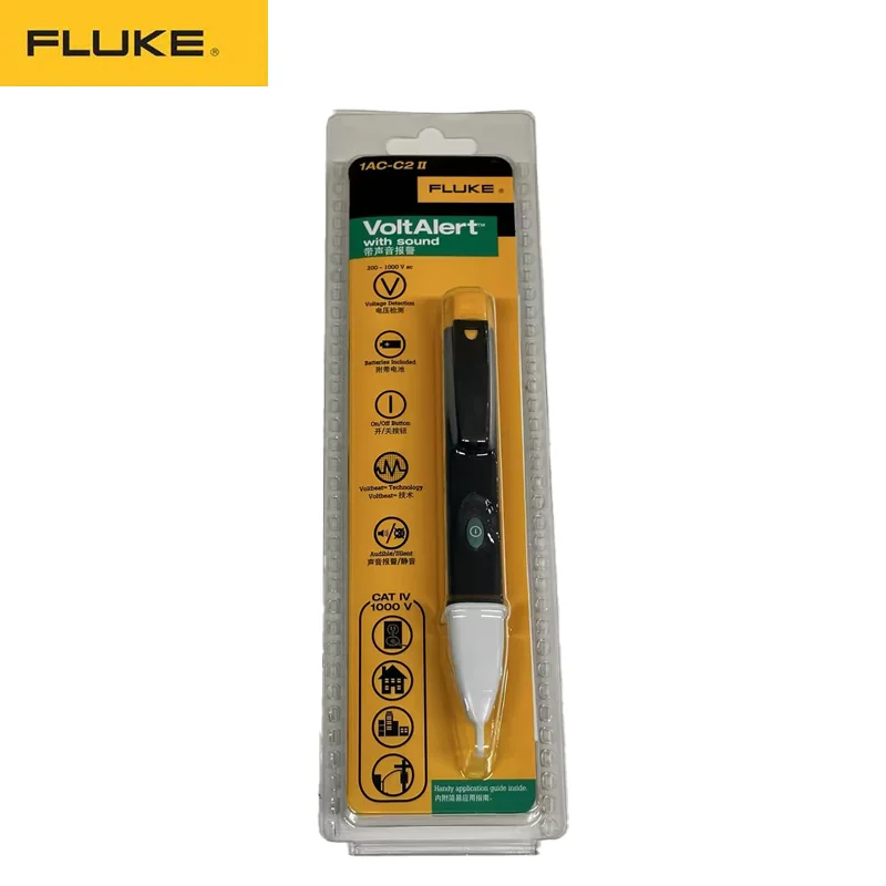 FLUKE-1AC-C2-II-Multimeter-digital-Pen-Type-VoltAlert-Sensor-200-1000V ...