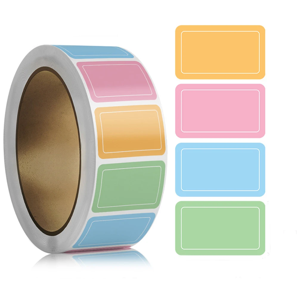 100-800pcs Stickers Colorful Label Stickers Waterproof Self-Adhesive ...