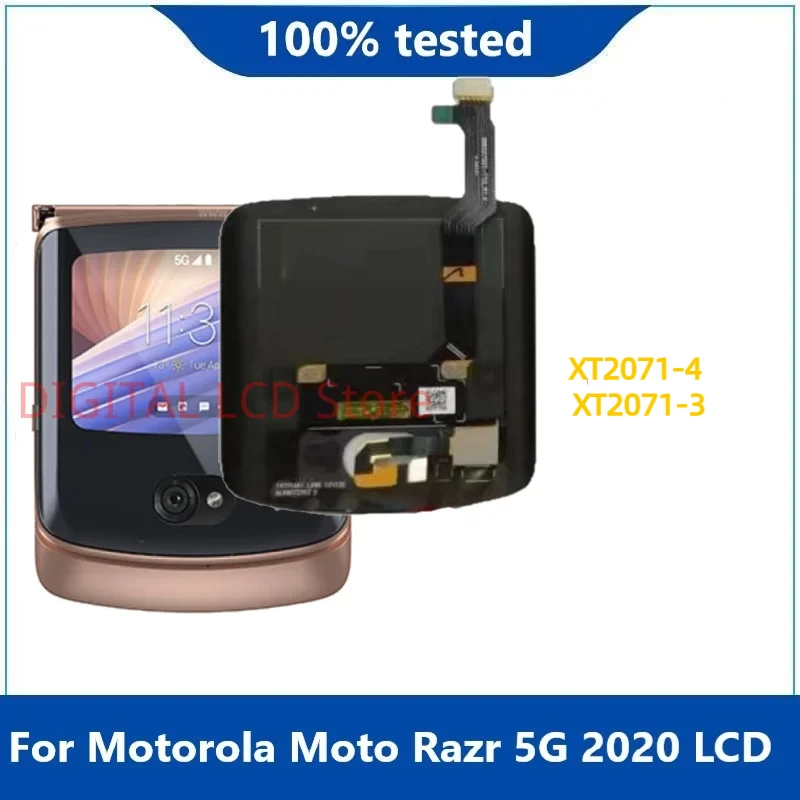 External-screen-amoled-2-7-For-Motorola-Moto-Razr-5G-2020-XT2071-4-LCD ...