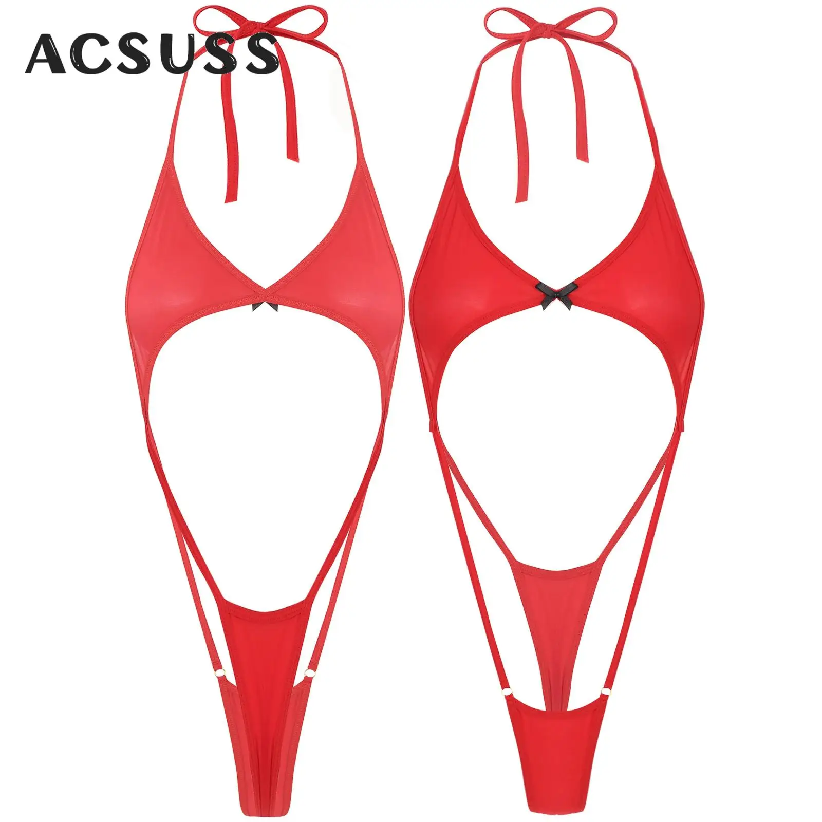 Womens-Sexy-Monokini-Swimsuit-Micro-String-Swimwear-Cutout-Backless ...