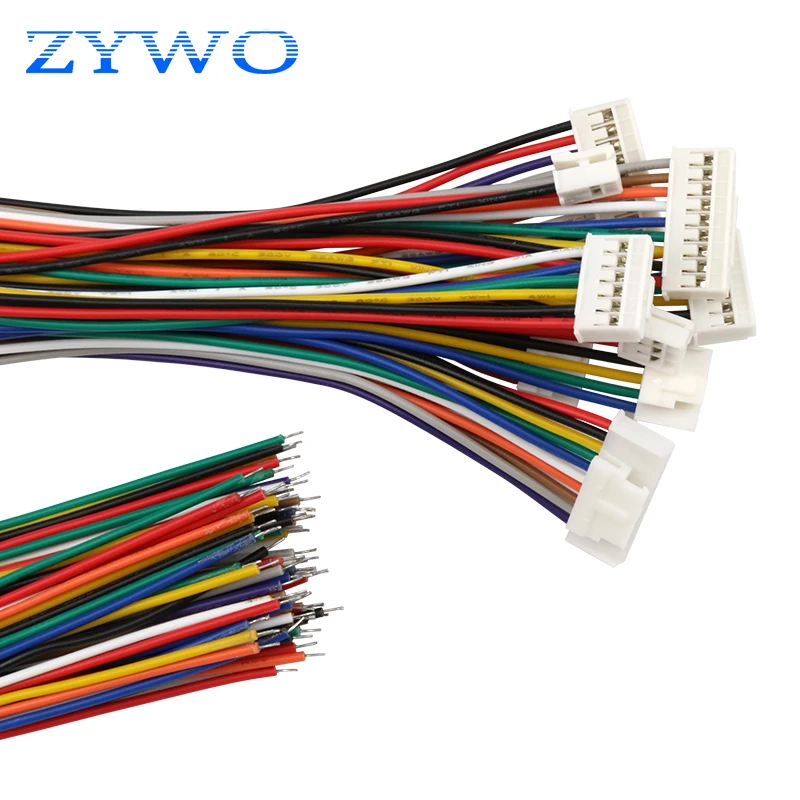 10PCS-HY2-0mm-Terminal-Cable-2-0mm-Pitch-26AWG-Colored-Electronic-Wire ...
