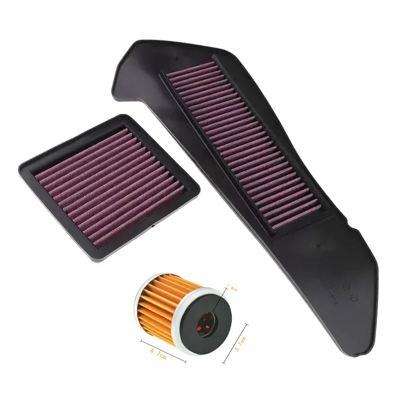 Free-Oil-Filter-Motorcycle-High-Flow-Air-Filter-For-YAMAHA-XMAX300-X ...