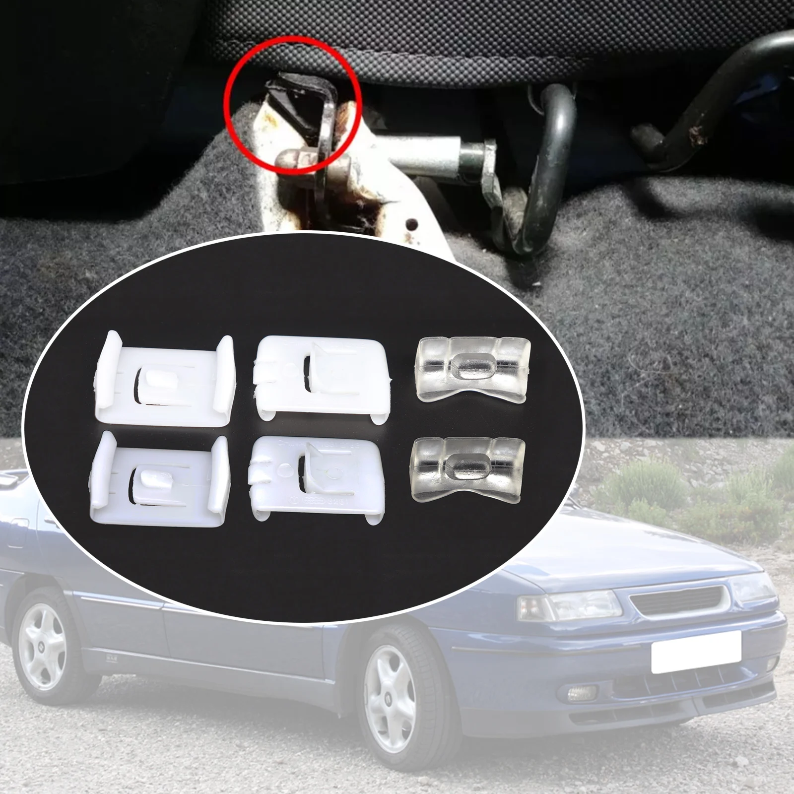 For VW Passat B1 B2 B3 B4 1973 - 1996 1997 Golf 3 1H Seat Fastener Rail ...