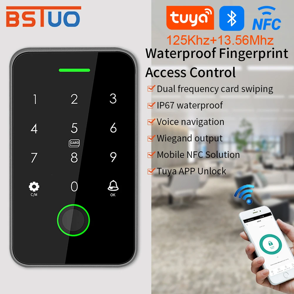 NFC-Bluetooth-Tuya-APP-Backlight-Touch-13-56Mhz-RFID-Keys-Access ...