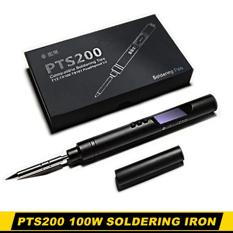 PTS200-Smart-Electric-Soldering-Iron-100W-Mini-Portable-Fast-Heating ...