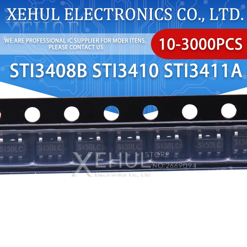 10PCS /100PCS /500PCS /3000PCS STI3411A TI3411 I3411 3411 STI3408B 3408 ...