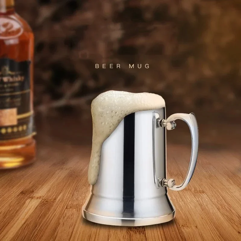 1Pc-560ml-Tankard-Stein-Double-Wall-Stainless-Steel-Beer-Mug-Cocktail ...