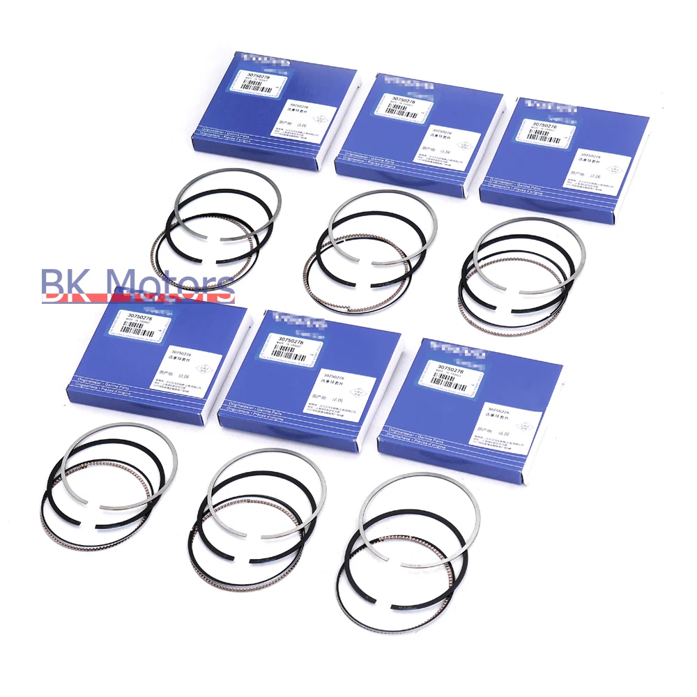 Brand New 6Pcs/Lot Engine Piston Ring Kit Cyl. STD Bore Φ84.00mm Fit ...