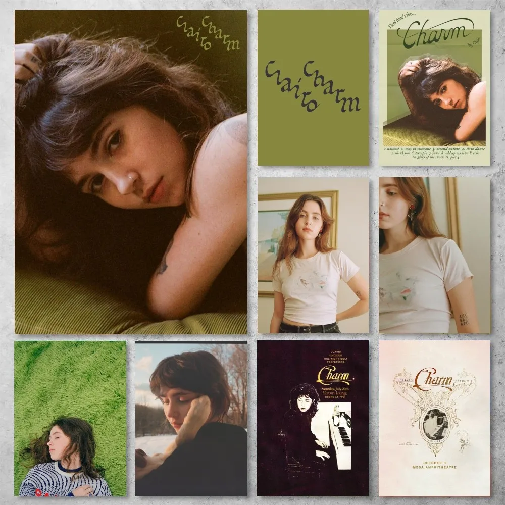 Charm-Singer-Clairo-Poster-Gallery-Prints-Self-Adhesive-Home-Decor ...