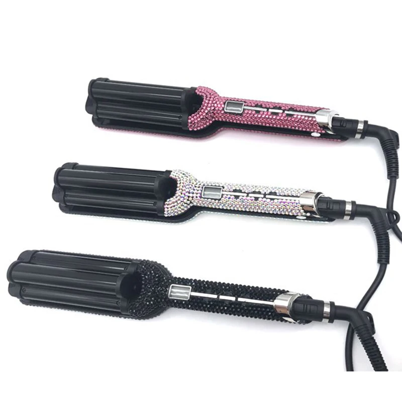 Deep-Wave-Crimp-Iron-with-Rhinestones-Temperature-Adjustale-Cermaic ...