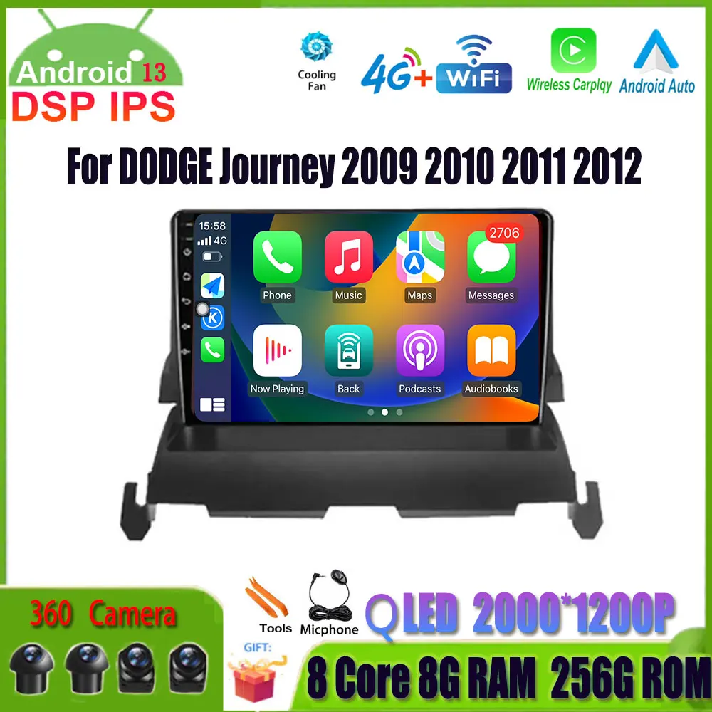 Radio-con-GPS-para-coche-reproductor-Multimedia-con-Android-13-pantalla ...