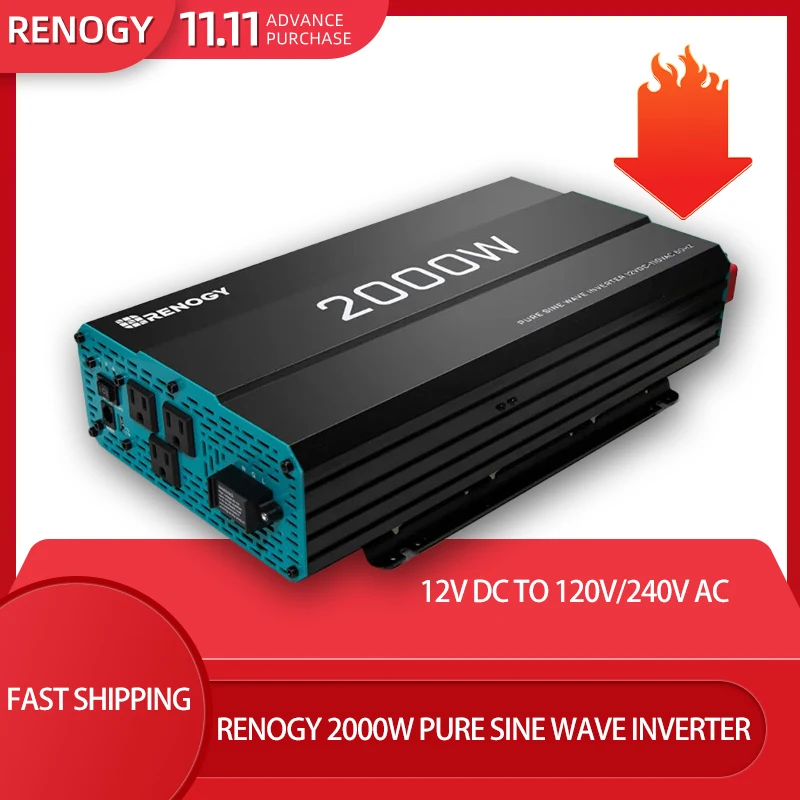 Renogy-2000W-Pure-Sine-Wave-Inverter-12V-DC-to-120V-240V-AC-for-Home-RV ...