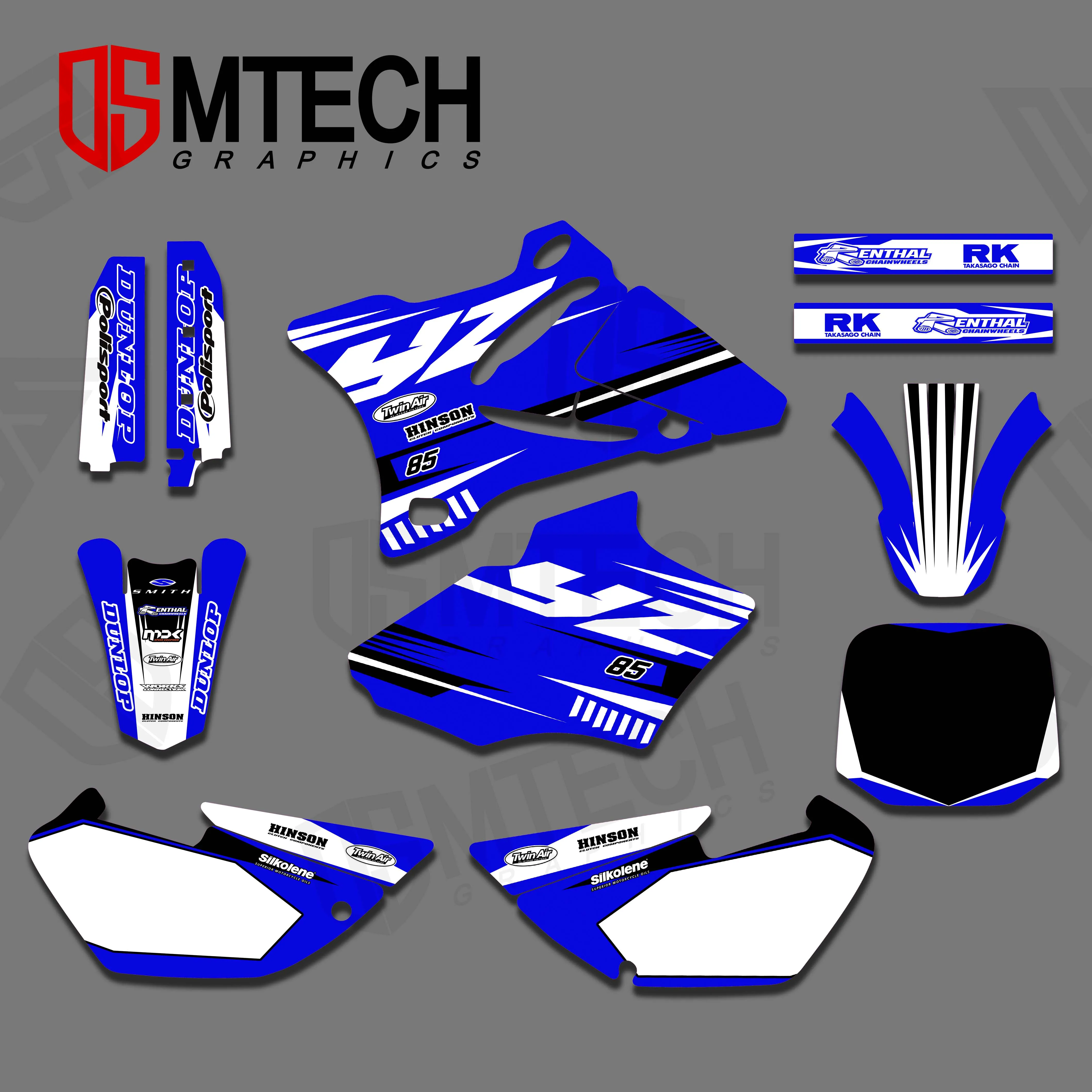 DSMTECH-Decalques-Gr-ficos-Motocross-Adesivos-Deco-para-Yamaha-YZ85 ...
