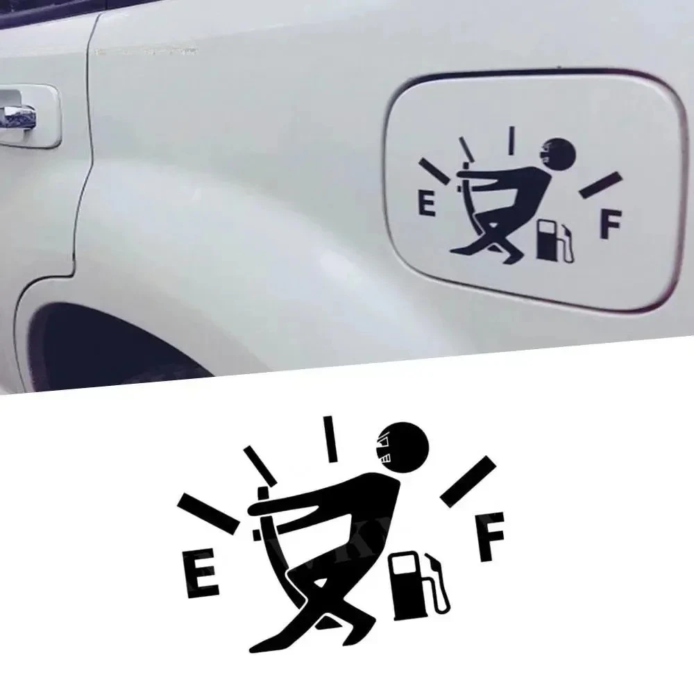 Car Stickers Pull Fuel Tank Pointer Reflective Vinyl Funny Sticker High ...