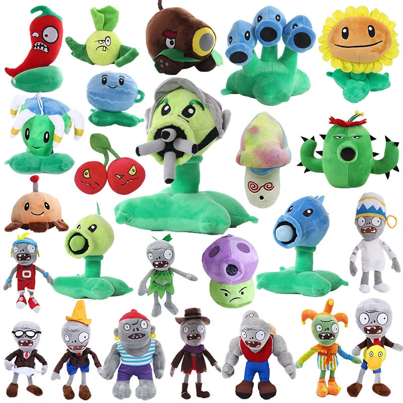 Plants-VS-Zombies-Plush-Stuffed-Peashooter-Zombie-Cartoon-Cactus ...