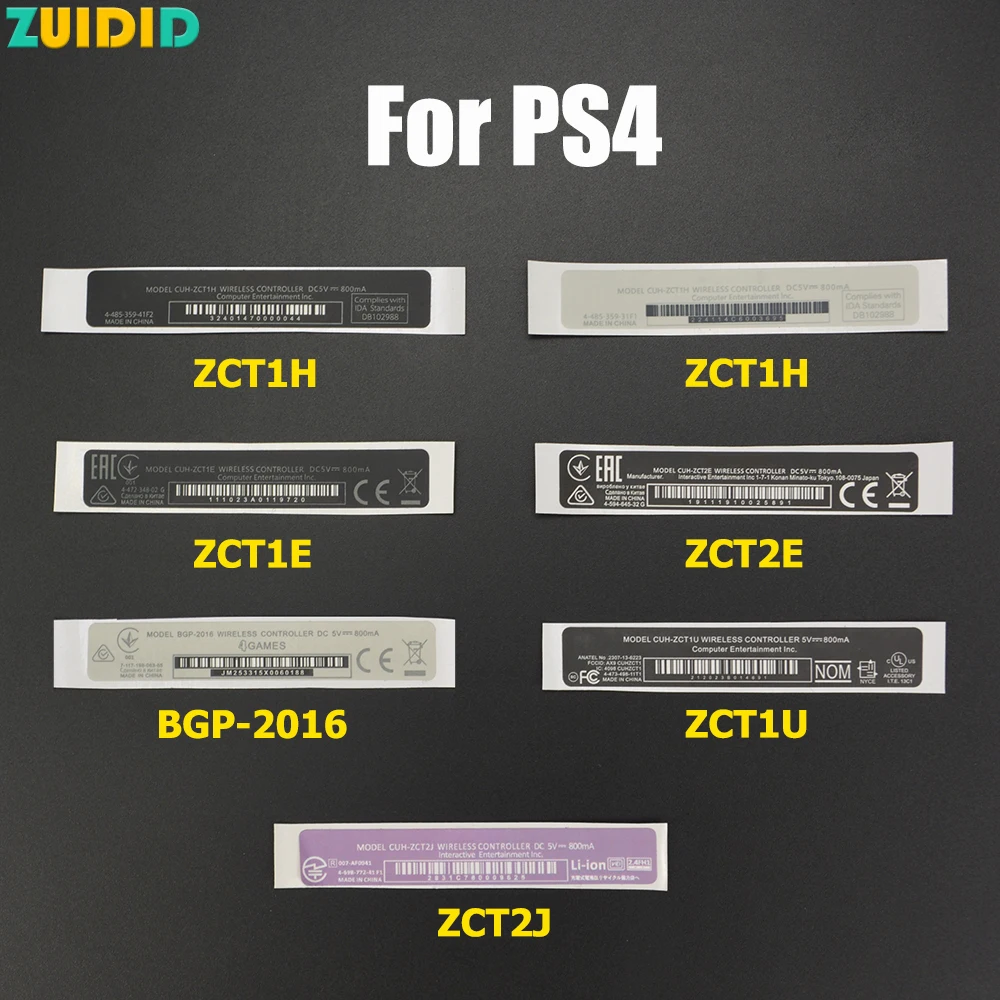 ZUIDID-Handle-Barcode-Adesivos-para-PS4-Controller-Slim-Shell-Adesivo ...