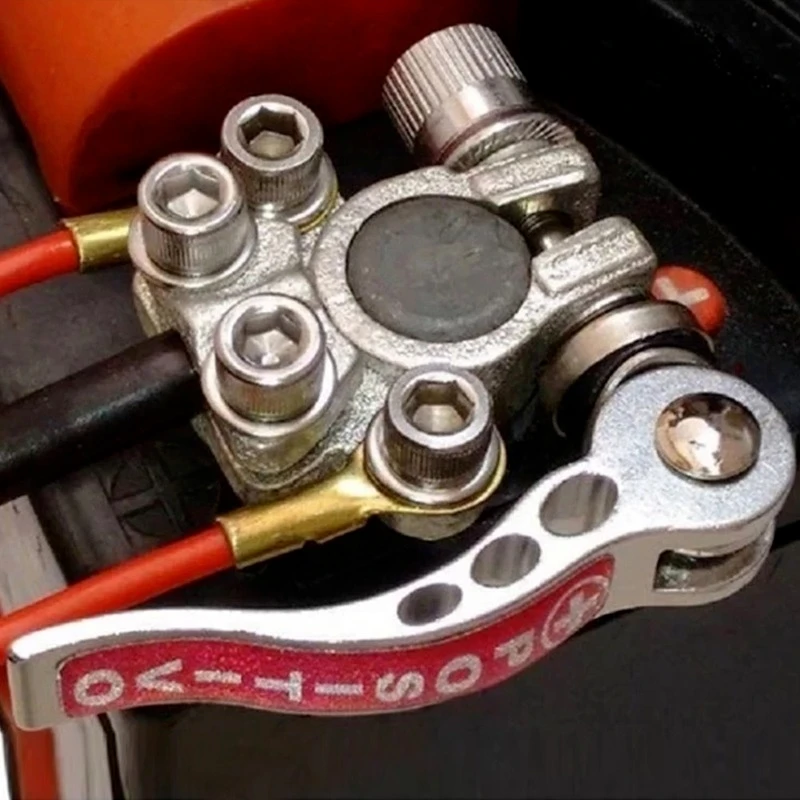 1 Pair Car Battery Terminals Quick Disconnect Auto Cables Connectors ...