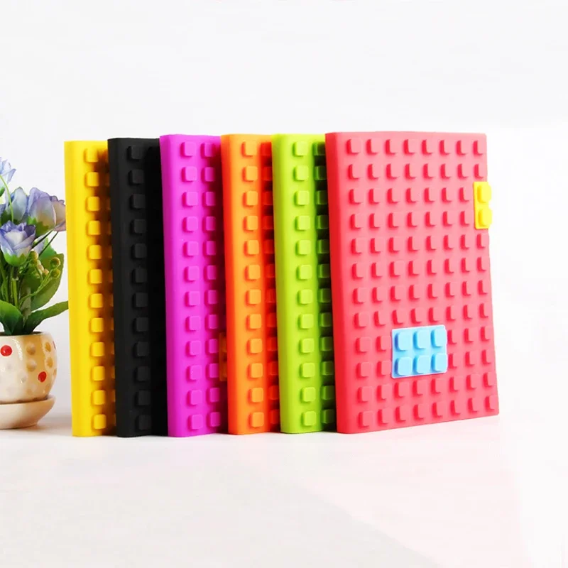 Notebook-Silicone-Pop-Cover-Note-Pads-Fidget-Sensory-Toys-Mini-Journal ...