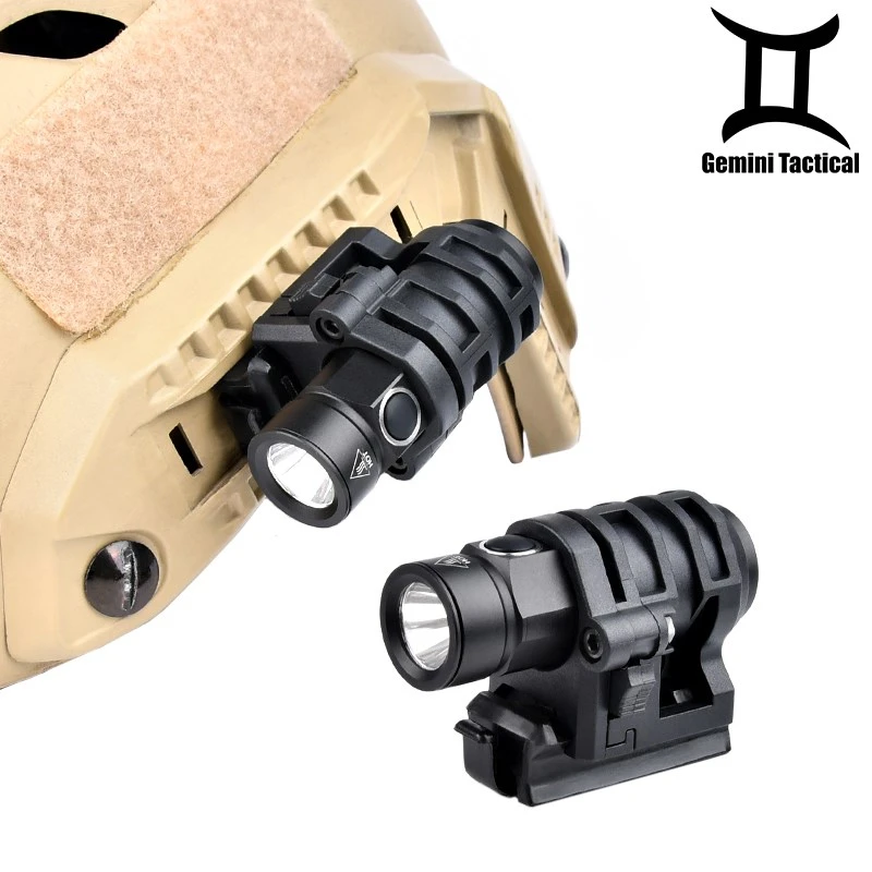 Tactical Helmet Light FAST Helmet Flashlight Strobe Telescopic Zoom Survival Safety Lamp With ...