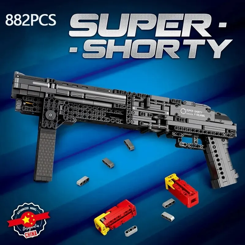 882PCS-Military-Gun-Super-Shorty-Shotgun-Technology-Building-Block ...