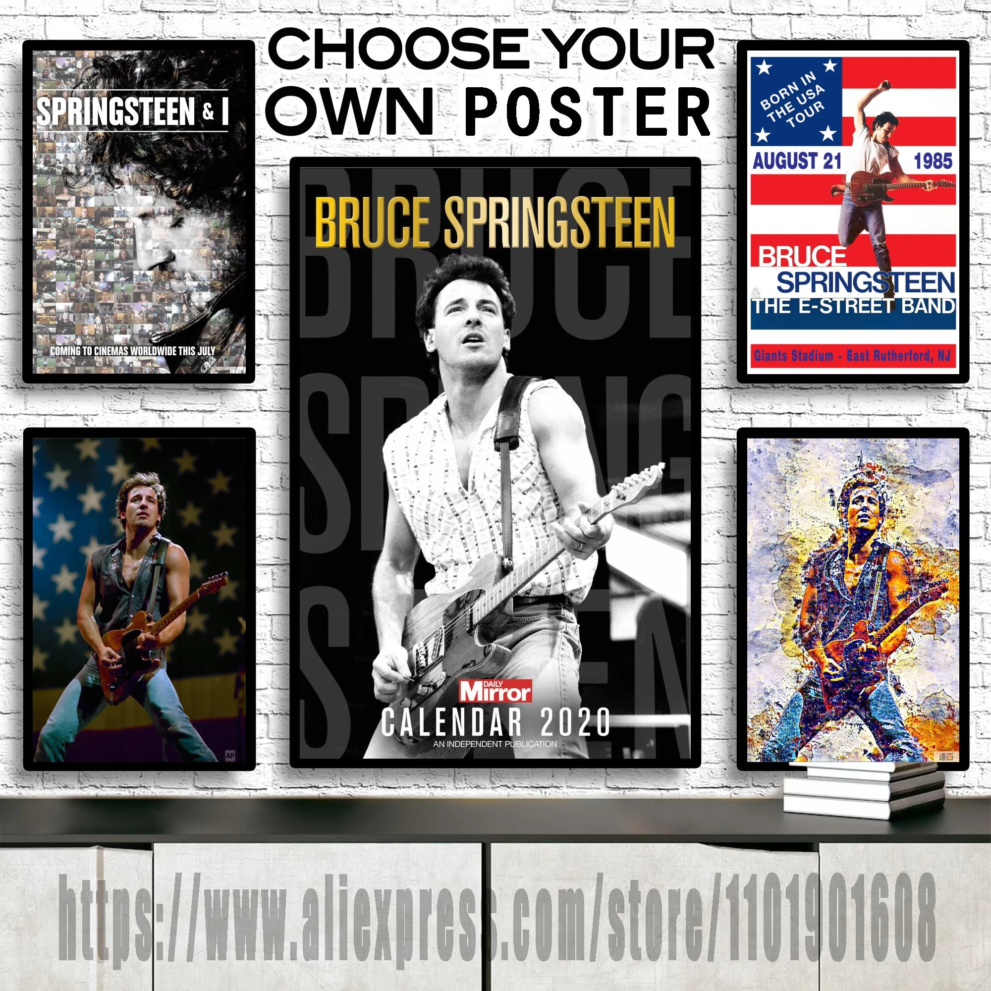 Bruce Springsteen Poster | Print Canvas Music | Canvas Posters ...