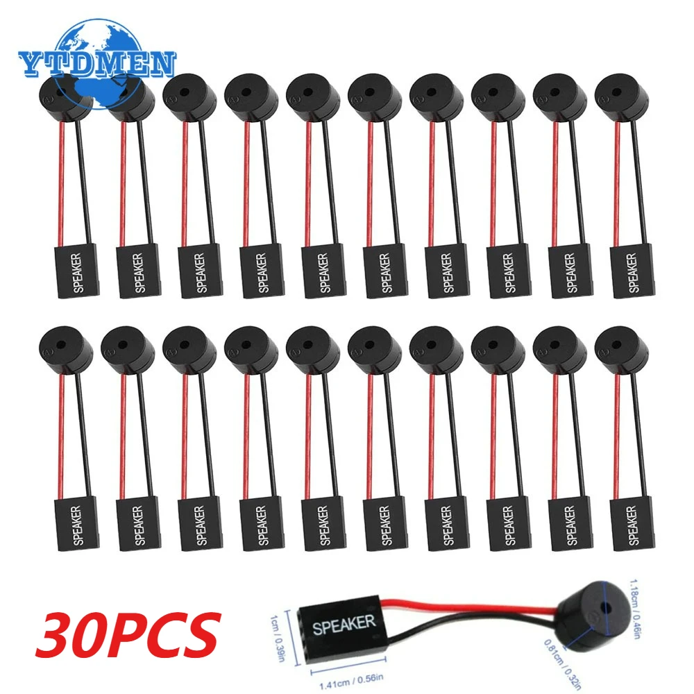 30pcs Mini Plug Speaker PC Motherboard Internal Piezo Speaker BIOS ...