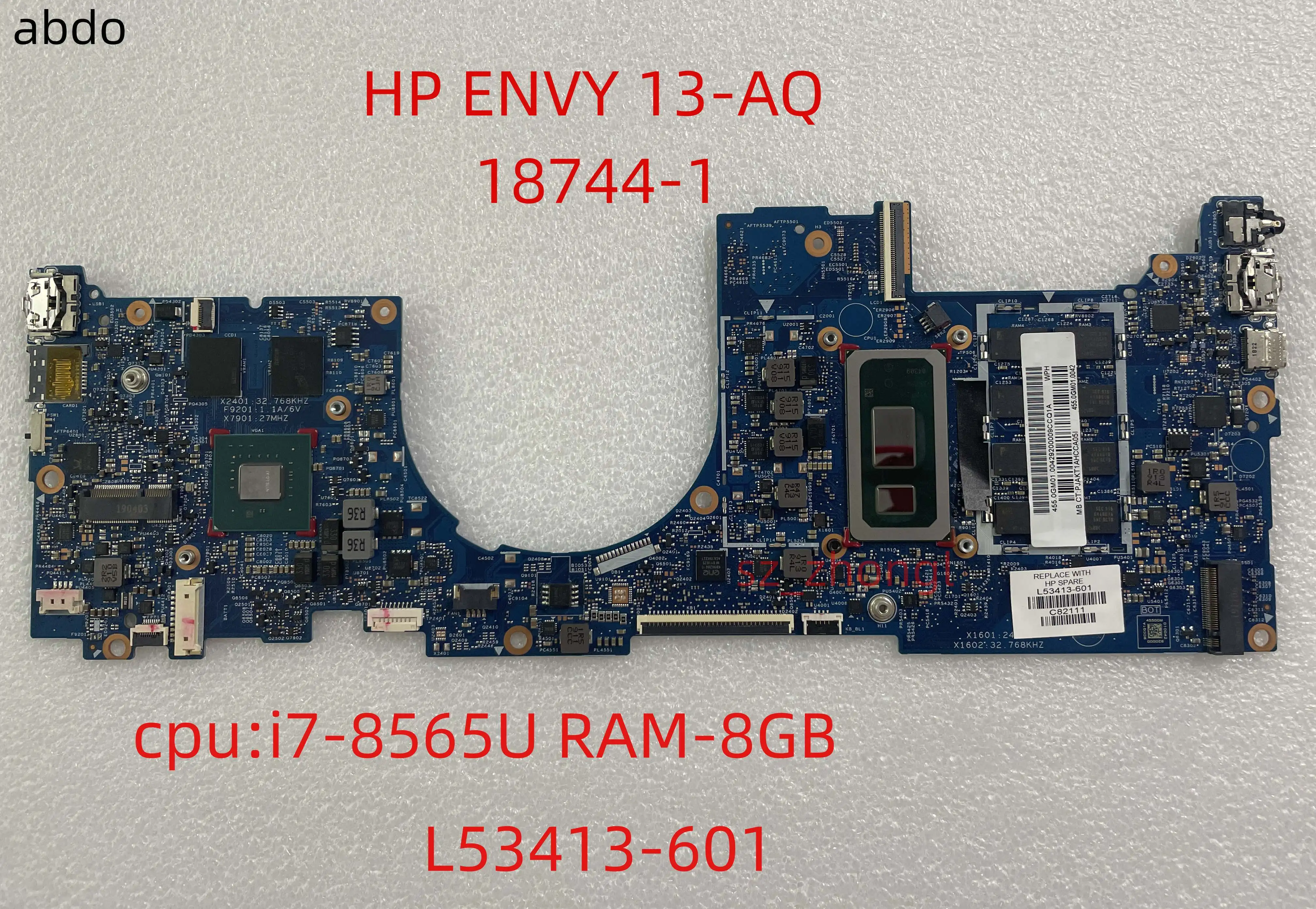 18744-1-mainboard-For-HP-Envy-13-AQ-13T-AQ-Laptop-Motherboard-cpu-I7 ...