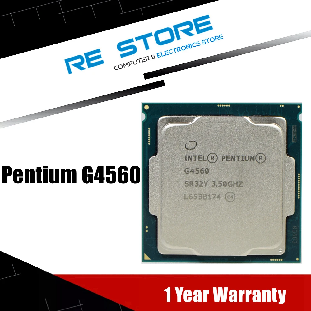Intel Pentium G4560 Processor 3mb Cache 3.50ghz Lga 1151 Dual Core Desktop Pc Cpu - Cpus ...