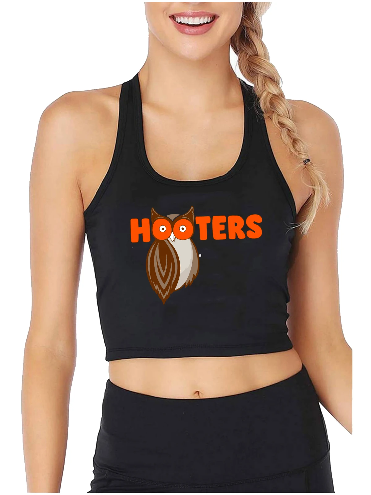 Top-corto-Delgado-Sexy-para-mujer-camiseta-sin-mangas-de-entrenamiento ...