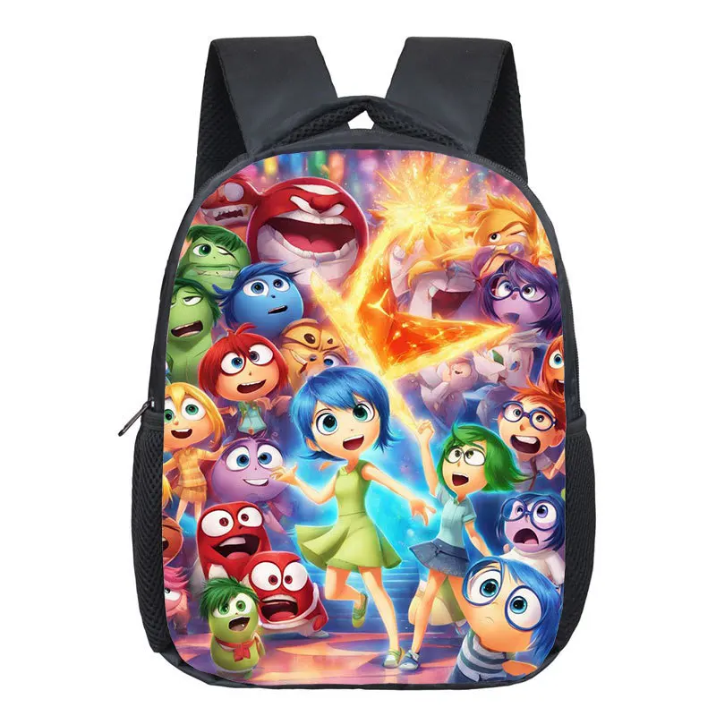 Nueva mochila de dibujos animados Inside Out 2, mochila para niños de ...