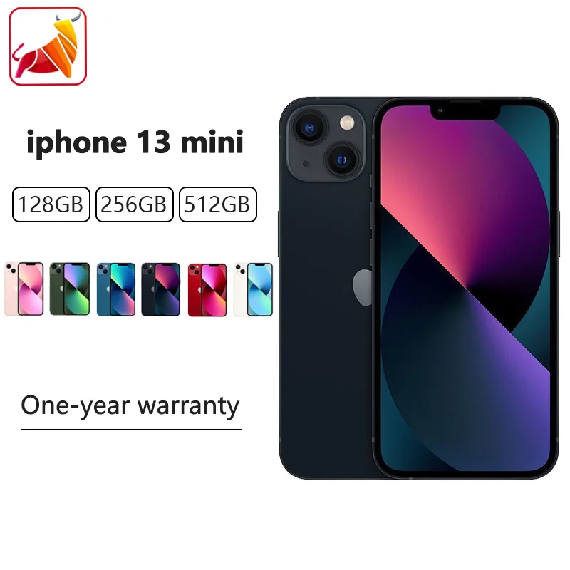 Original-Apple-iPhone-13-Mini-iPhone-5-4-Authentic-OLED-128-256-512GB ...