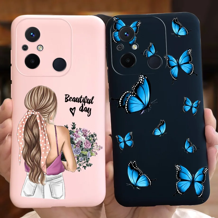 For Xiaomi Redmi 12c Phone Case Shockproof TPU Soft Housing Capa For ...