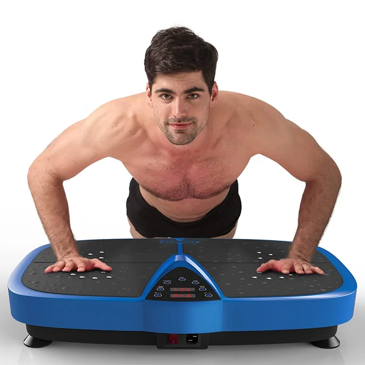 New-home-fitness-equipment-crazy-fit-massage-vibration-exercise-plate ...
