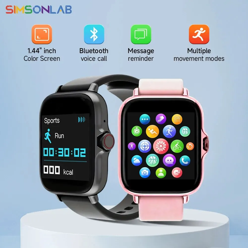 New-1-44-Inch-TFT-Bluetooth-Smart-Watch-for-Men-and-Women-Health ...