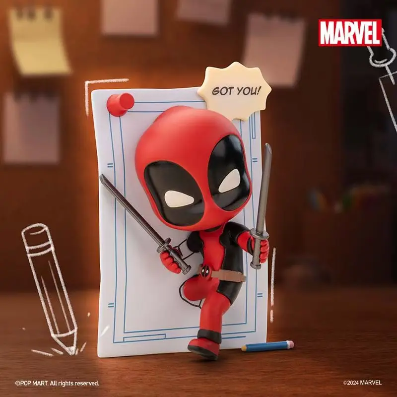 POP MART Marvel Deadpool Series Blind Box X-Men Anime Figure Deadpool ...