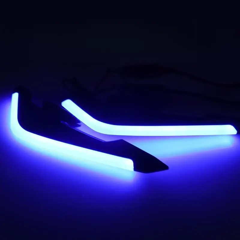 2Pcs Fixed Wind Wings With LED Light Adhesive Decoration Sticker ...