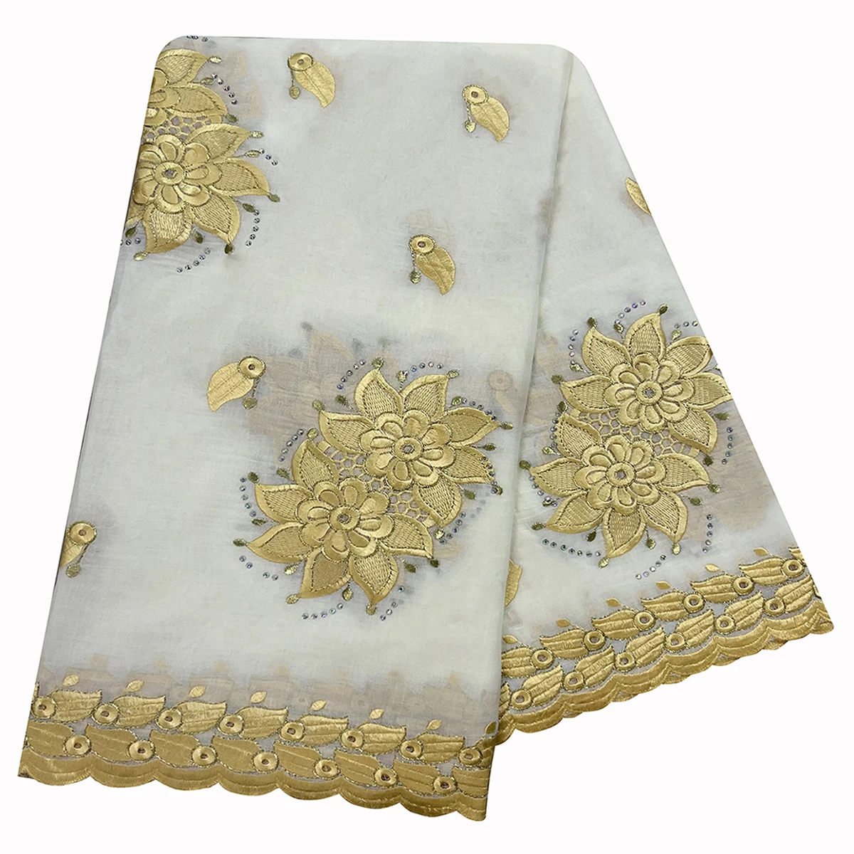 High-Quality-100-Cotton-Fabric-Rayon-Cotton-Thread-Eembroidered-Scarf ...