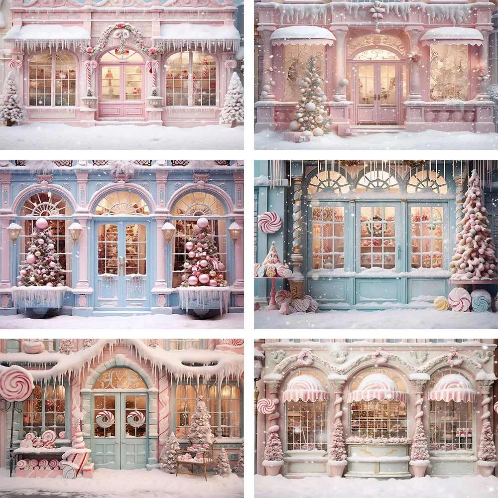 Mehofond-Winter-Christmas-Sweet-Candy-Store-Backdrop-For-Kids-Family ...