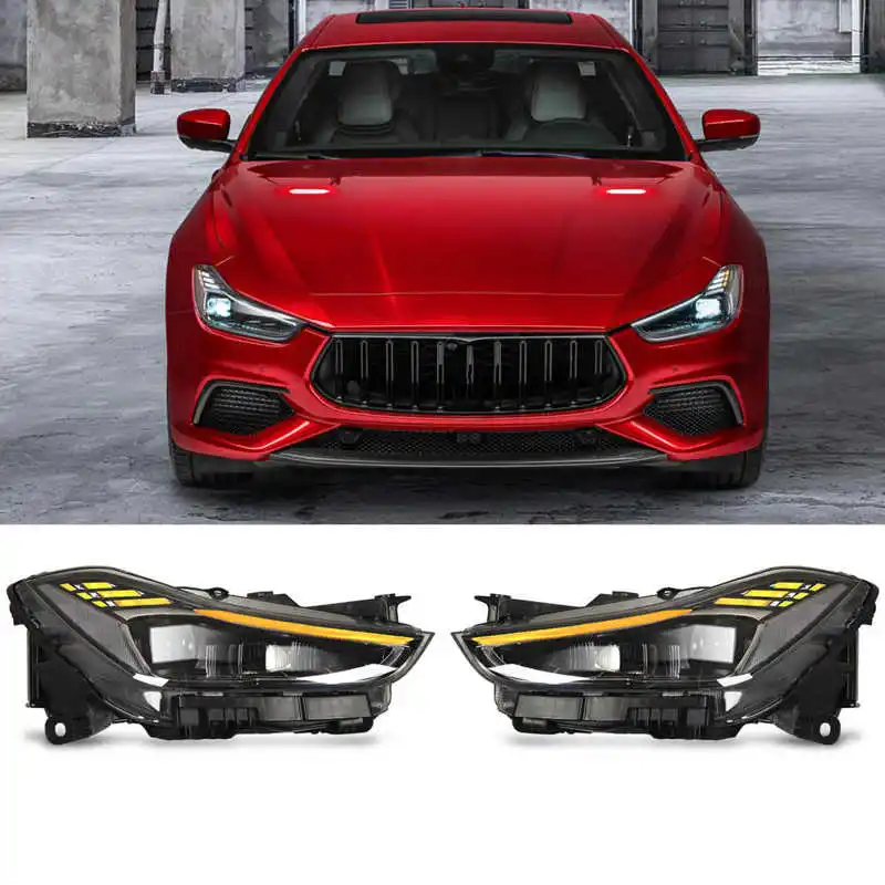 Upgrades New Adaptive Matrix Full LED Headlights for Maserati Ghibli ...