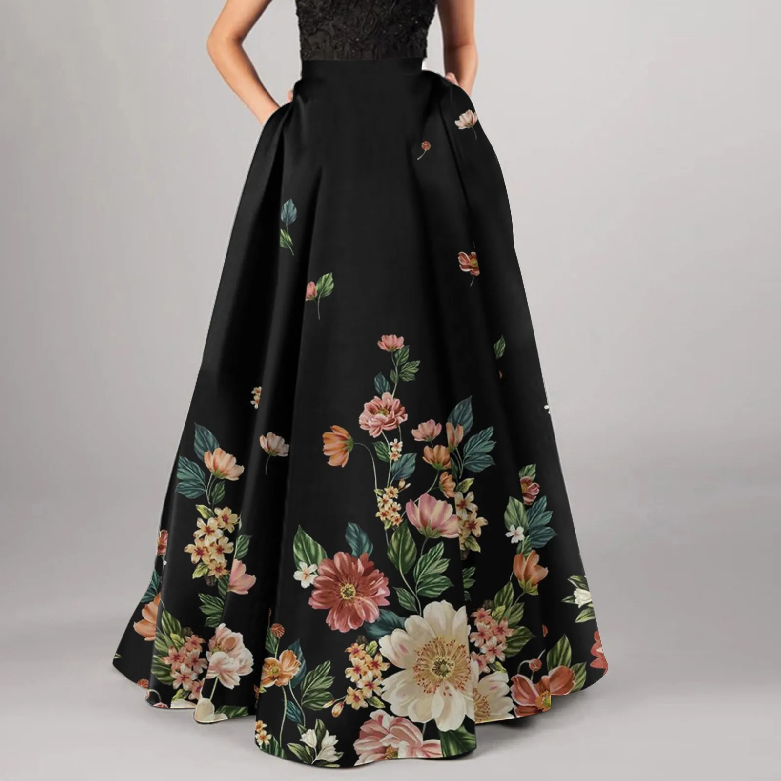 Christmas-Tunic-Dress-for-Women-Pleated-Dress-for-Women-Casual-Split ...