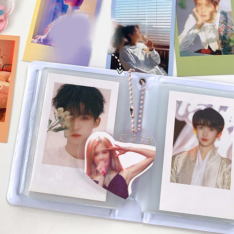 ALBUM PHOTO,f4--Album Photo 3 pouces, Kawaii, cœur ajouré, recherche ...