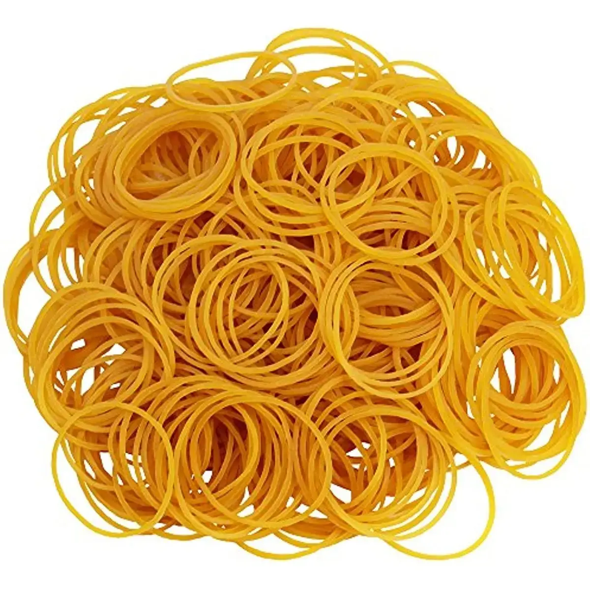 100-200pcs-Yellow-Strong-Adjustable-Elastic-Rubber-Ring-Student-Office ...