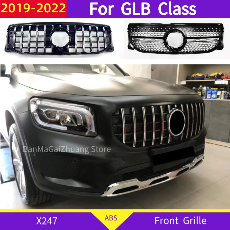 GT-Front-Grille-Diamond-front-bumper-grill-For-mercedes-GLB-Class-X247 ...