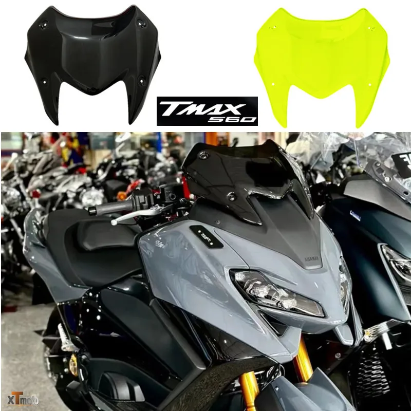 Motorcycle-Accessories-Windshield-Bubble-Windscreen-Black-Wind ...