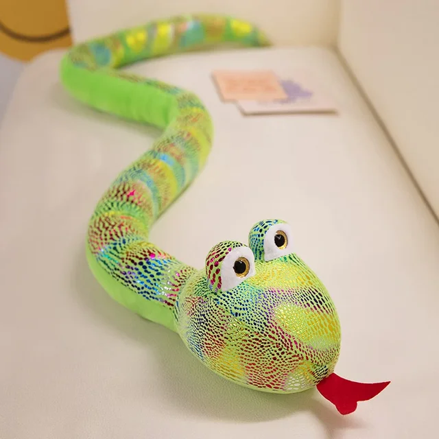 Cartone Animato Serpente Lungo Copperhead Illustrazioni, Vettoriali E