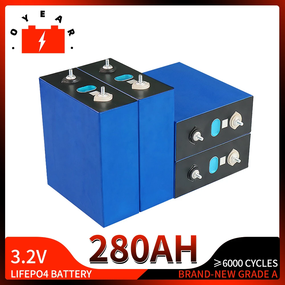 Grade A 3.2v 280ah Lifepo4 Battery Super Diy 12v 24v 48v 280ah ...